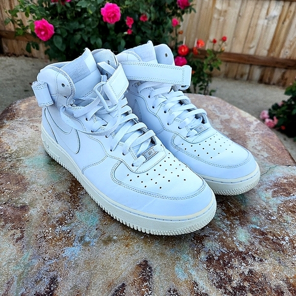 Nike | Shoes | Clean Air Force Mids White | Poshmark